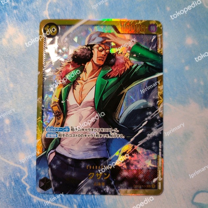 Jual one piece tcg kuzan aokiji OP02-121 SEC original | Shopee Indonesia