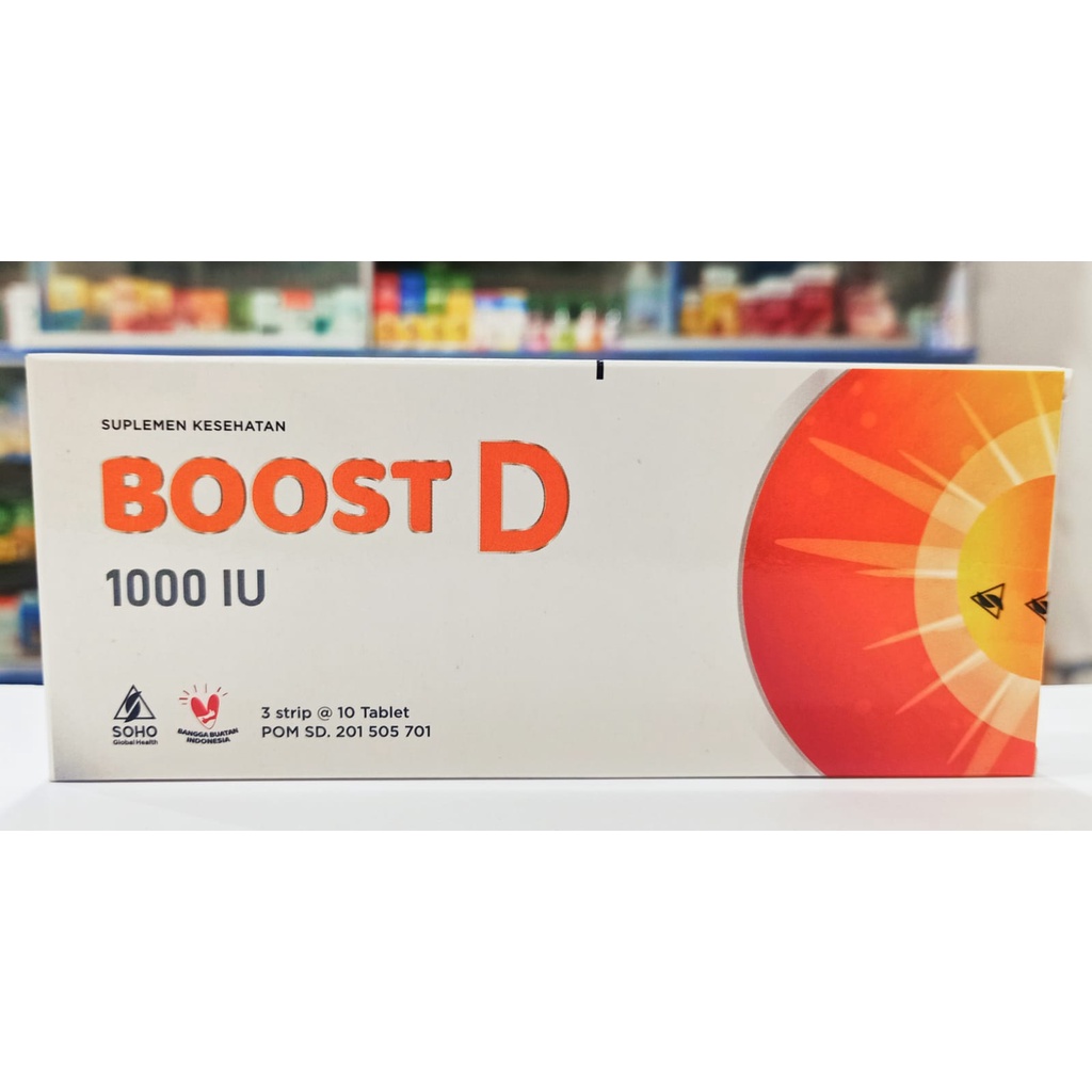 Jual Boost D 1000 IU 𝟏 𝐊𝐎𝐓𝐀𝐊 𝐈𝐒𝐈 𝟑𝟎 𝐓𝐀𝐁𝐋𝐄𝐓 - Menjaga Kepadatan Tulang ...