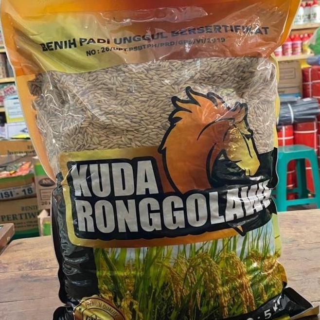 Jual Benih Padi KUDA RONGGOLAWE isi 5kg Varietas Inpari 32 dr PT ...