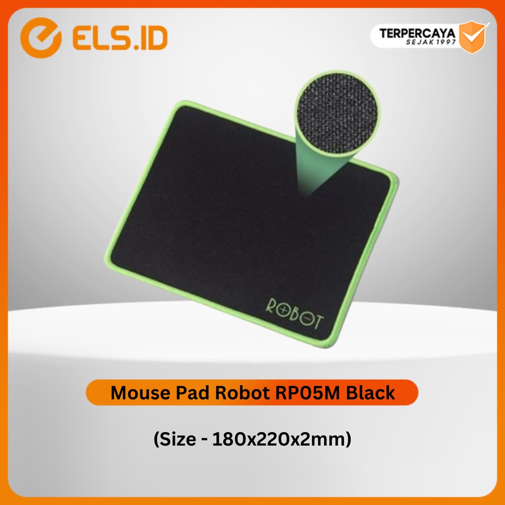 Jual Mouse Pad Robot RP05M Black | Shopee Indonesia