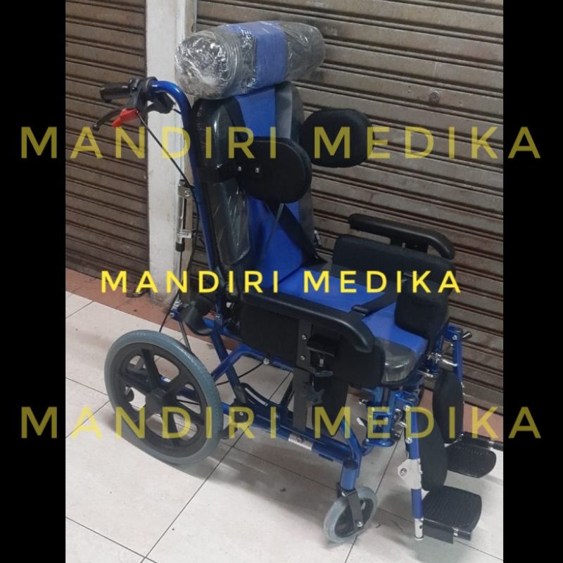 Jual Kursi Roda Aluminium Cerebral Palsy Reclining Kebutuhan Khusus ...
