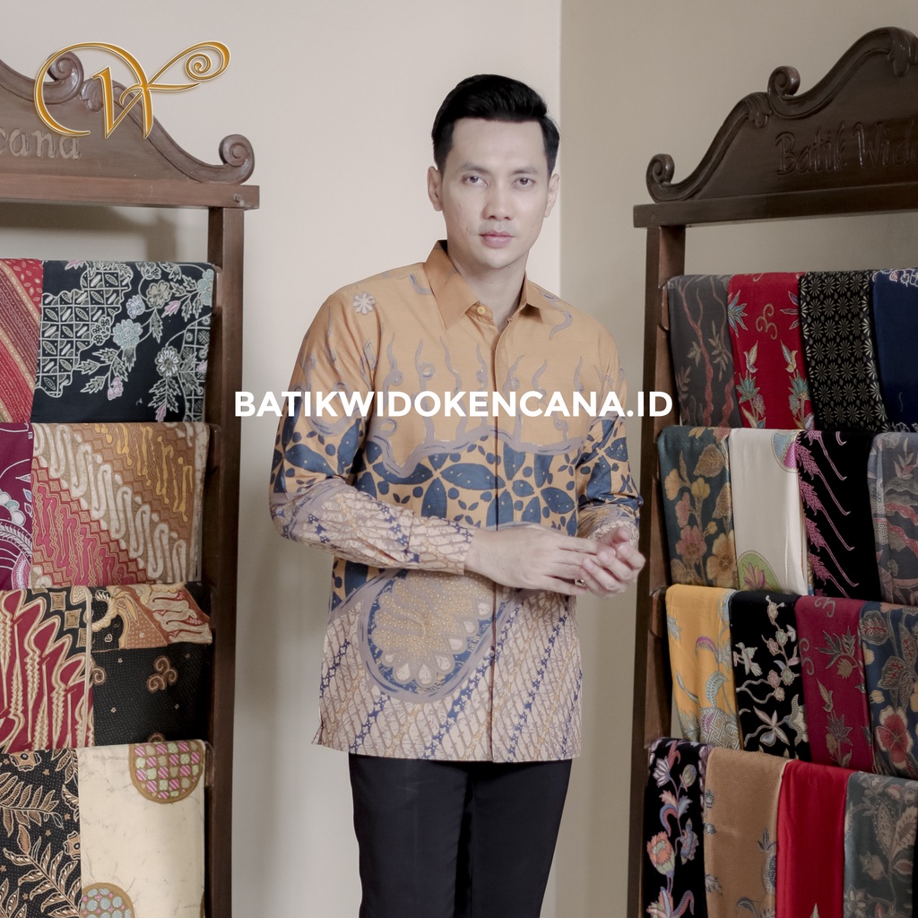 Jual Batikwidokencana - Kemeja Batik Abstrak - Kemeja Batik Kerja ...