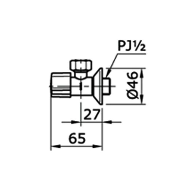 Jual Angle Valve / Stop Keran / Kran / Katup Sudut Toto Tx277Sv1 Tx ...
