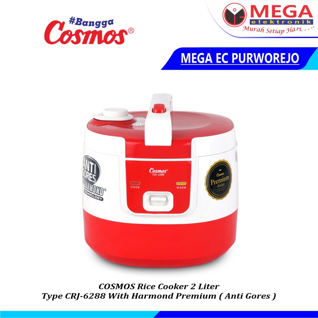 Jual RICE COOKER COSMOS 2 LITER CRJ-6288 MAGIC COM KAPASITAS SEDANG ...