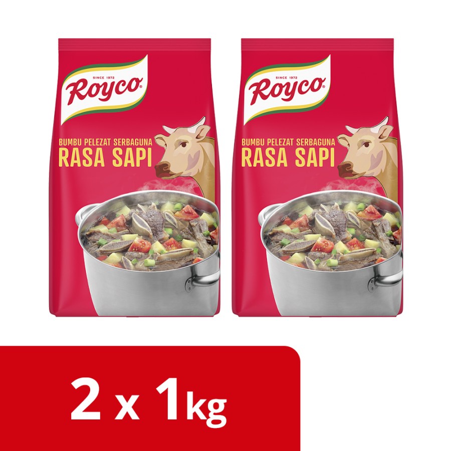 Jual Royco Bumbu Penyedap Rasa Sapi Pouch 1Kg Twin Pack | Shopee Indonesia