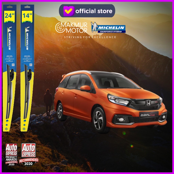 Jual MICHELIN RAINFORCE HYBRID WIPER FOR MOBILIO | Shopee Indonesia