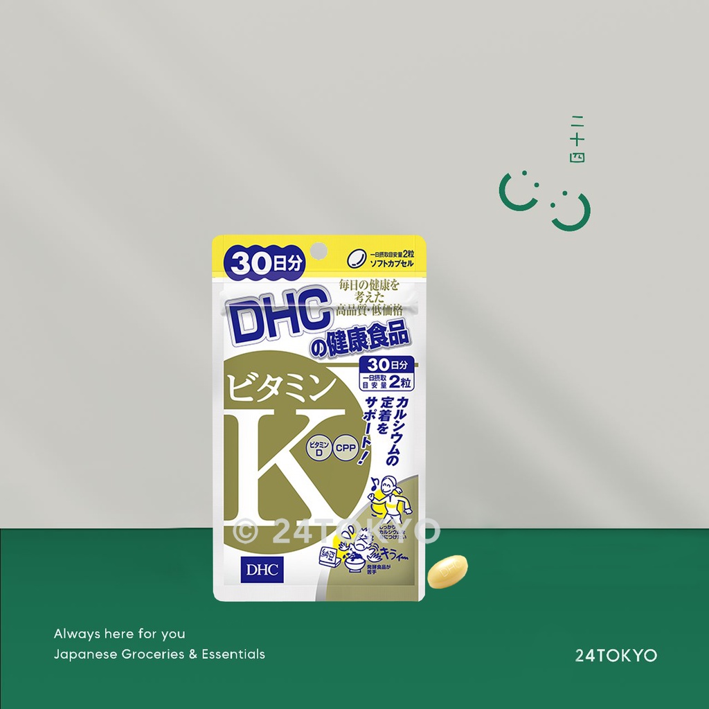 Jual 24Tokyo - DHC Vitamin K calcium jepang | Shopee Indonesia