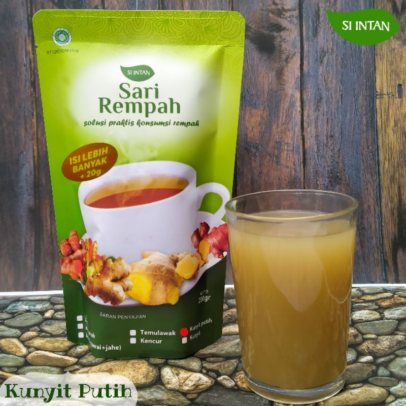 Jual [PROMO isi lebih banyak] Serbuk Kunyit Putih / Kunyit Putih Instan ...