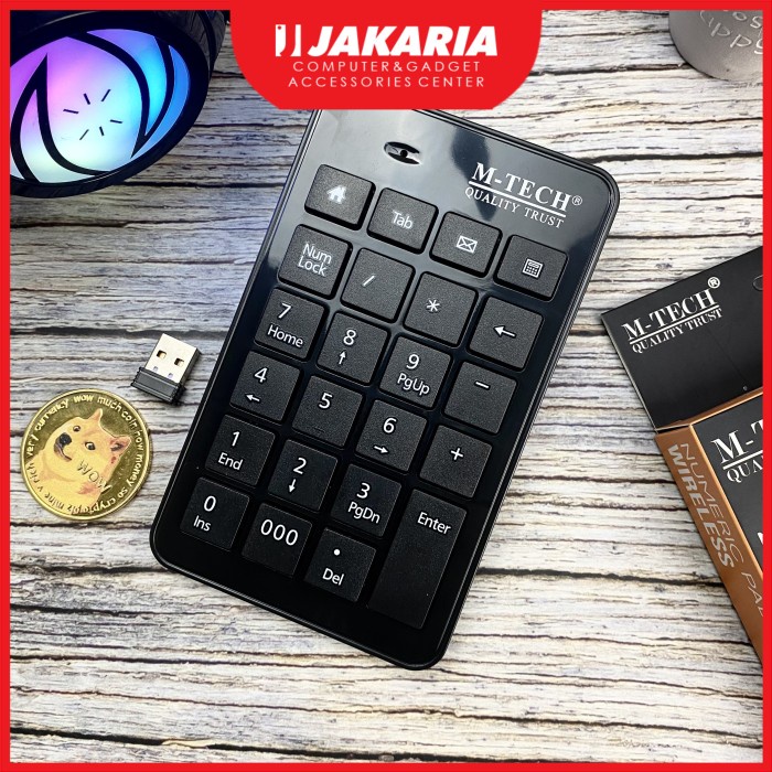 Jual Keyboard Numeric Wireless Mtech M Tech Keypad Numerik Angka