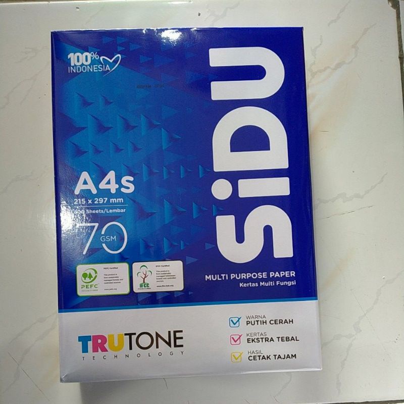 Jual Kertas Hvs Sidu 70 A4s Shopee Indonesia