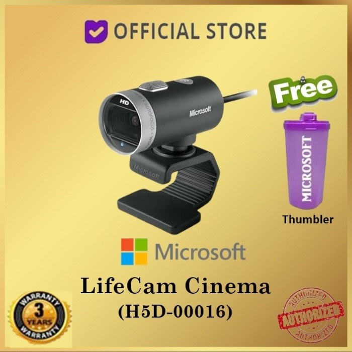 Jual Webcam Microsoft Lifecam Cinema Hd Webcam Camera ( H5D-00016 ...