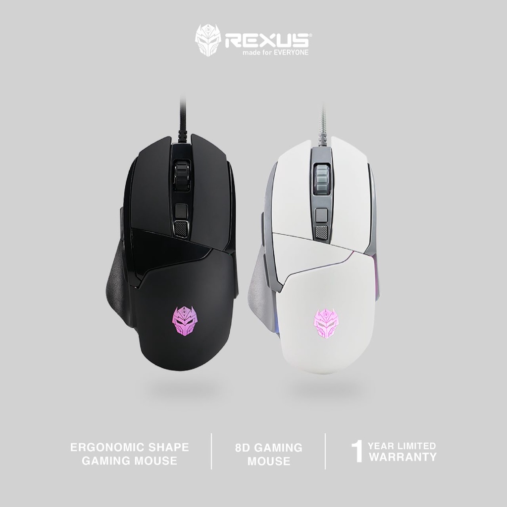 Jual Rexus Xierra X18 RIFLE Ergonomic Gaming Mouse | Shopee Indonesia
