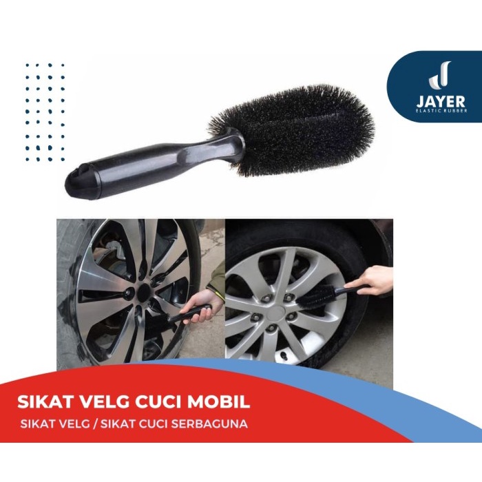 Jual Sikat cuci Pembersih velg ban mobil motor Serbaguna | Shopee Indonesia