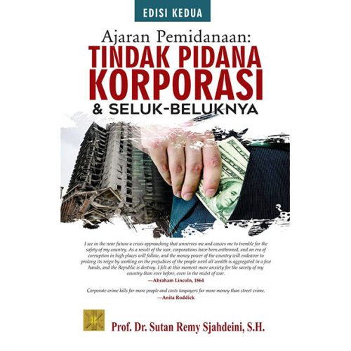 Jual Ajaran Pemidanaan ( Tindak Pidana Korporasi & Seluk-Beluknya ... Jual Ajaran Pemidanaan ( Tindak Pidana Korporasi & Seluk-Beluknya ...