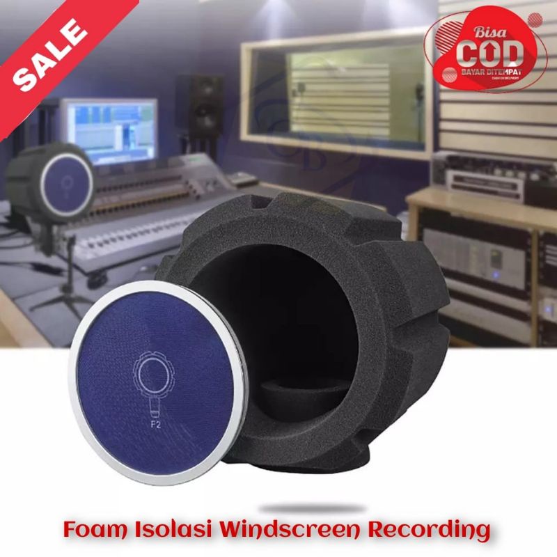 Jual Professional busa isolasi pop filter noise canceling microphone ...