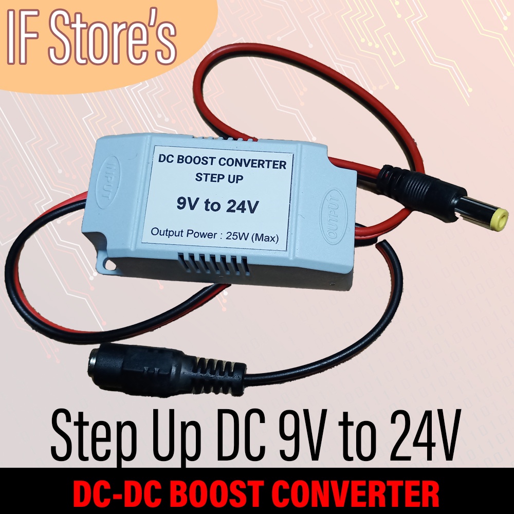 Jual DC STEP UP 9V TO 24V BOOST CONVERTER | Shopee Indonesia