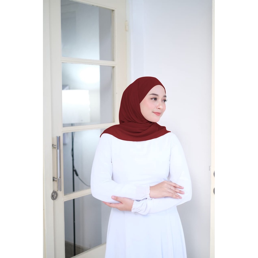 Jual Milkan.id Ameena Hijab - Pashmina Bahan Ceruty Babydoll | Shopee Indonesia
