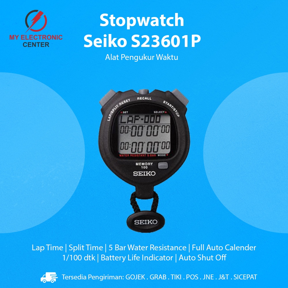 Jual Stopwatch Seiko S23601P Alat Pengukur Waktu Stop Watch Seiko ...