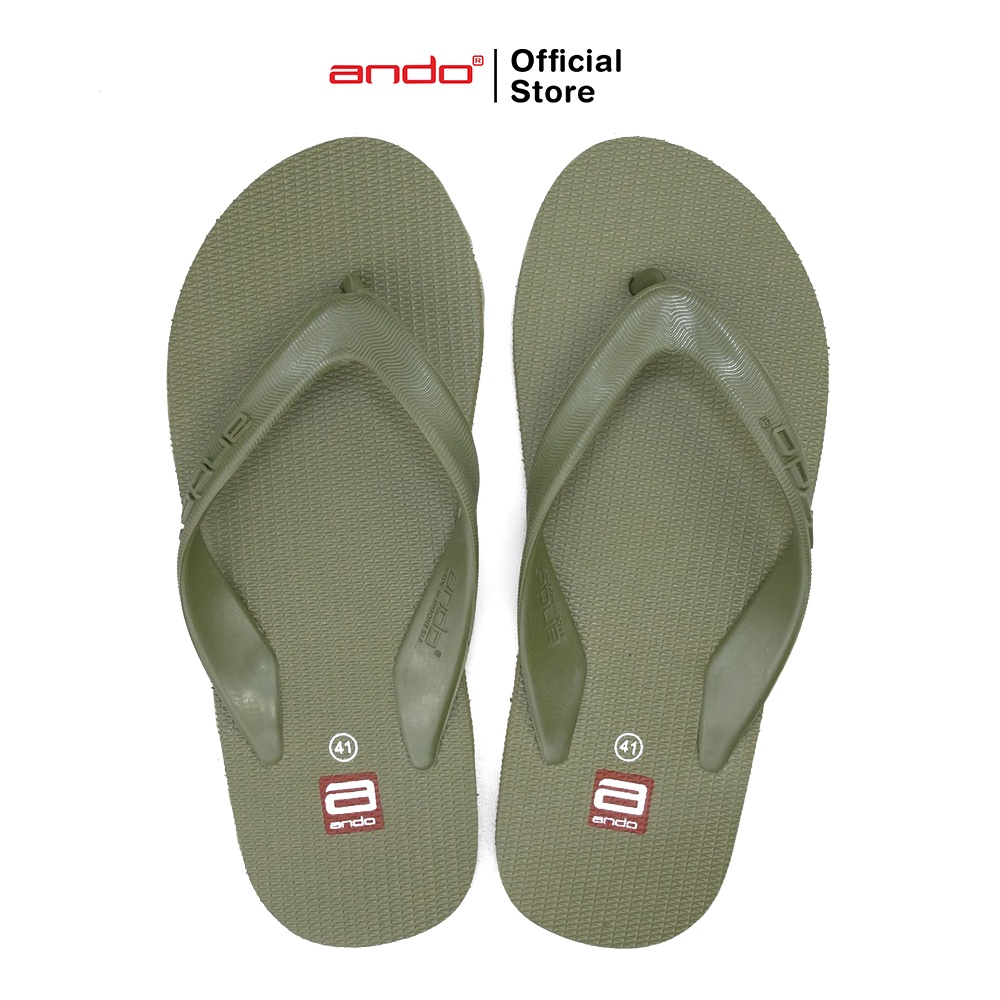 Jual Ando Official Sandal Jepit Hawaii Pria Dewasa - Olive | Shopee ...