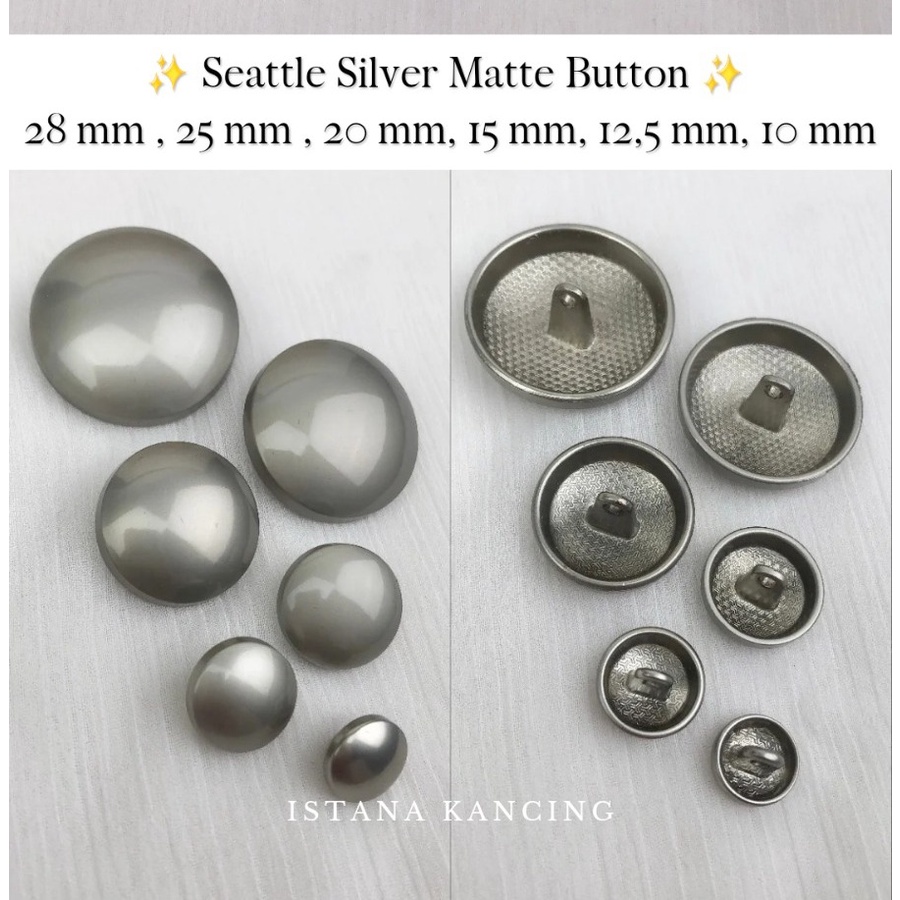 Jual Kancing Metal Premium Kancing Jamur Seattle 28mm 25mm 20mm 15mm 12 ...
