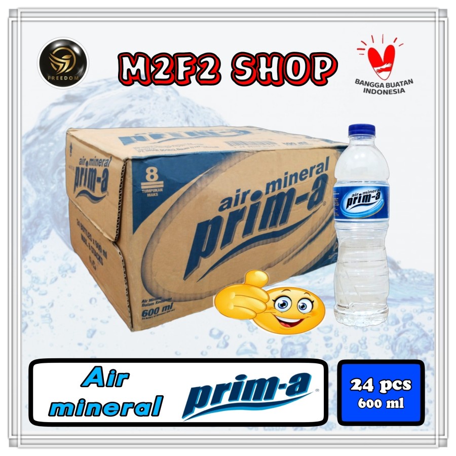 Jual Air Mineral Prima Botol Tanggung Plastik Pet - 600 ml (Kemasan ...