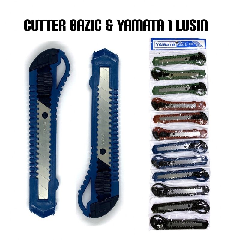 Jual PISAU/SILET CUTTER/KATER/CARTER BESAR KEMASAN RENCENG BAZIC ...