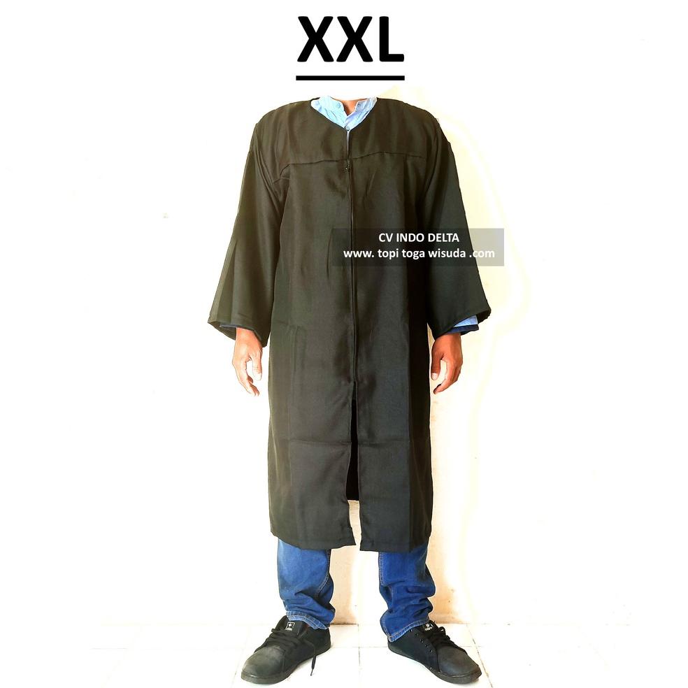 Jual [2816] JUBAH TOGA wisuda HITAM jaket toga wisuda redy ribuan ...