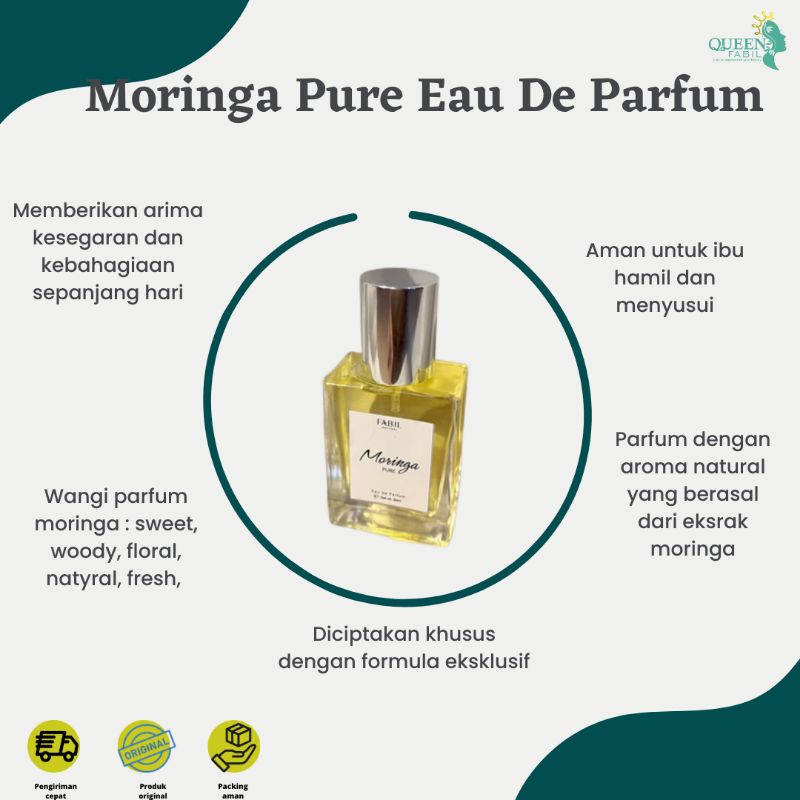 Jual Fabil Natural Moringa Pure Eau De Parfum ( 30 ml ) | Shopee Indonesia