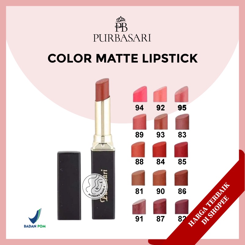 Jual Purbasari lipstick Color Matte ORIGINAL | Shopee Indonesia