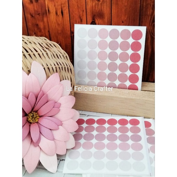 Jual Stiker Polkadot DOT Aestetic/Sticker Bulat Untuk Dekorasi | Shopee ...