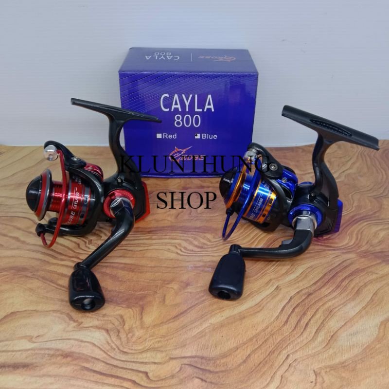 Jual KLUNTHUNGSHOP REEL SPINNING MINI KOBE CAYLA 800 SUDAH ONE WAY ...