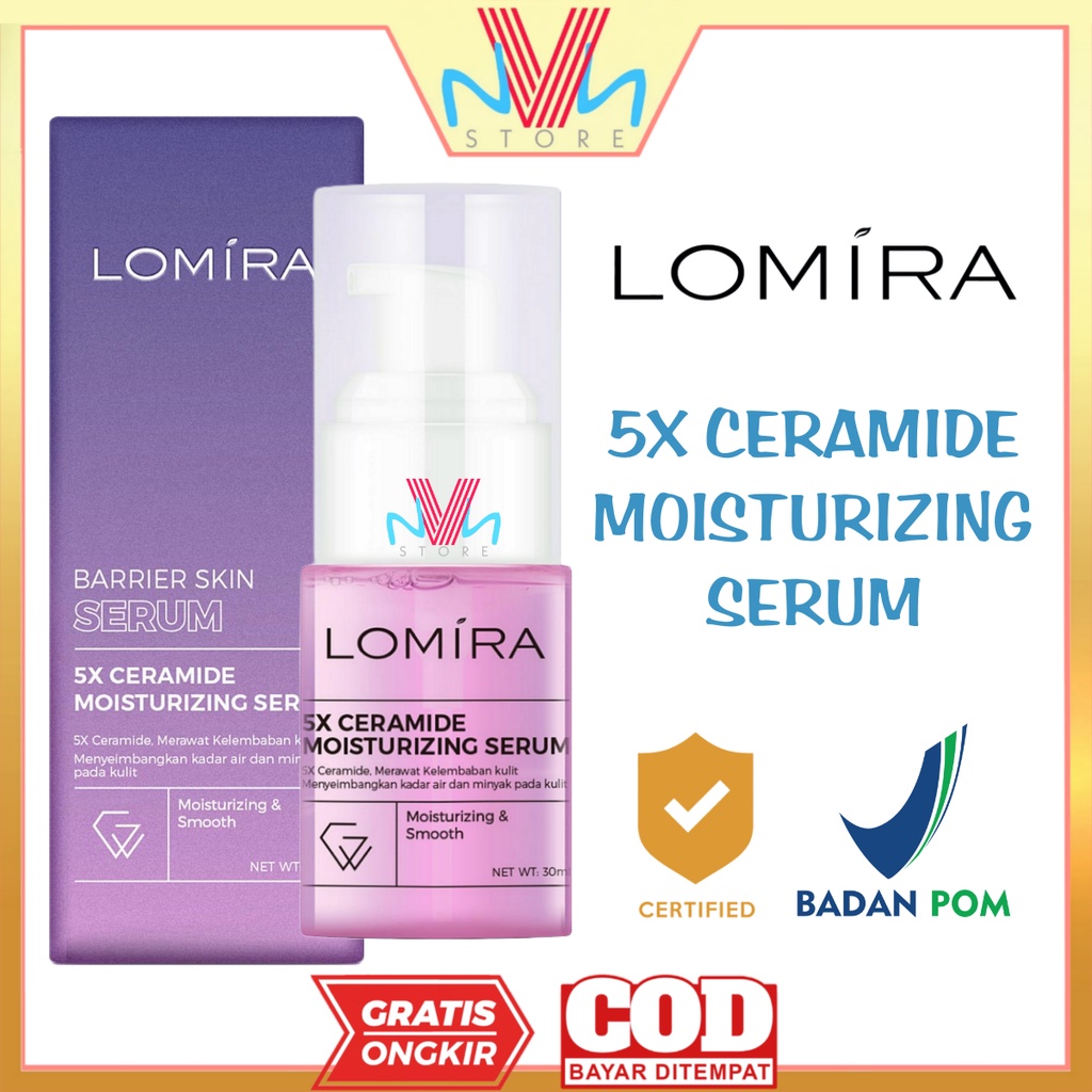 Jual LOMIRA 5X CERAMIDE MOISTURIZING SERUM - SERUM PELEMBAB LOMIRA ...