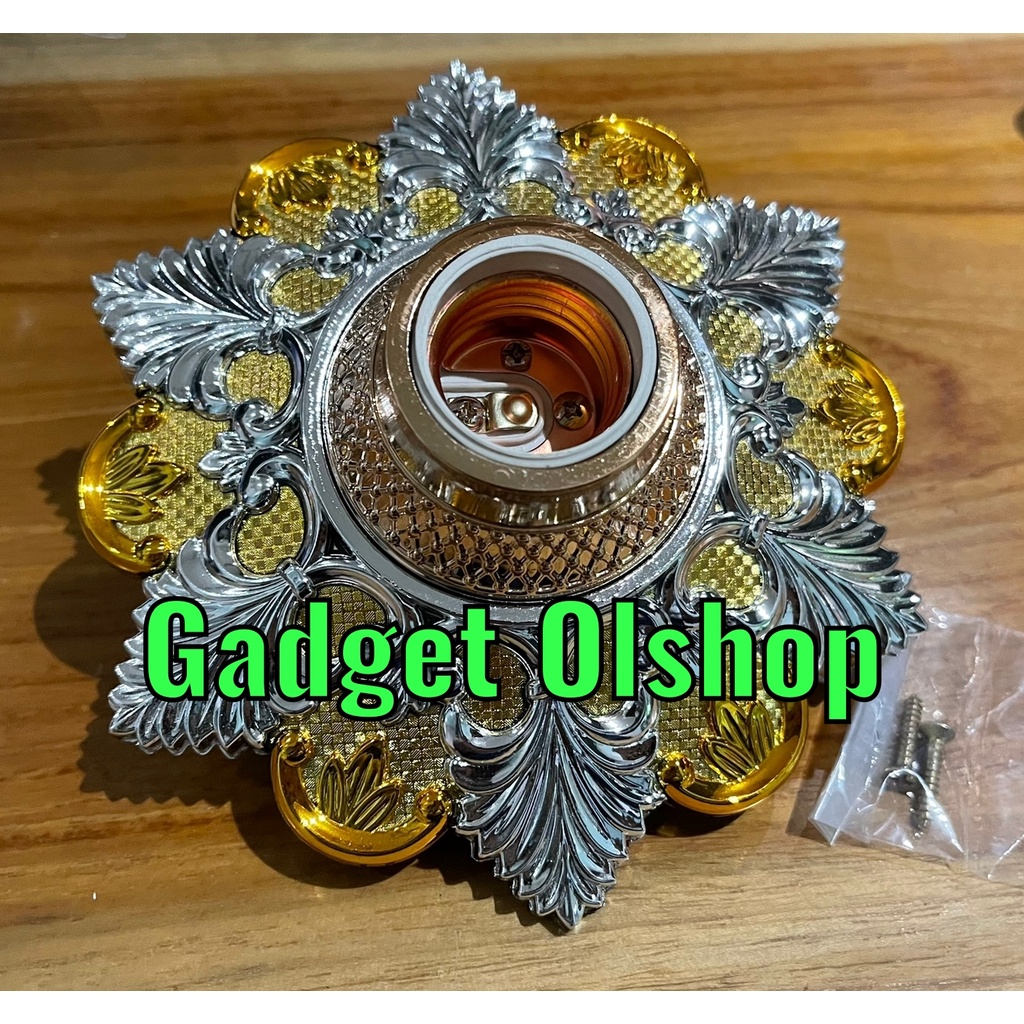 Jual fitting lampu plafon/DPL08HSR/fitting lampu/fitting plafon murah ...