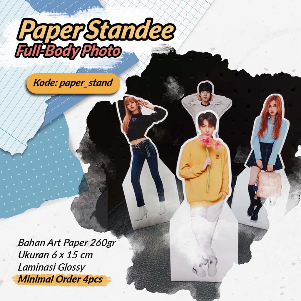 Jual [Minimal Order 4pcs] - PAPER STANDEE - Full-Body Photo - CUSTOM ...