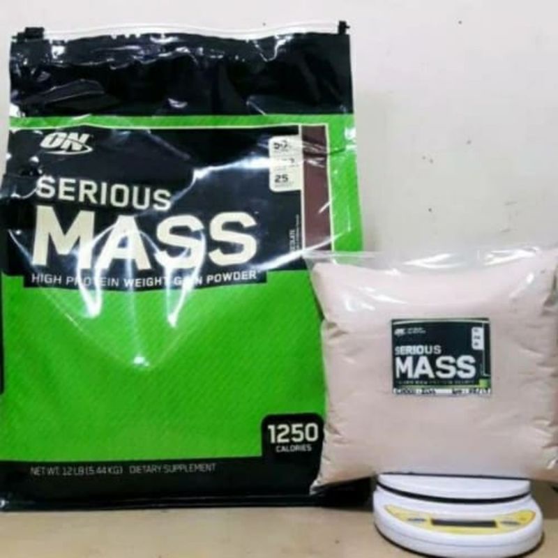 Jual gainer serious mass 2 lbs ecer/eceran/keteng/ketengan | Shopee ...