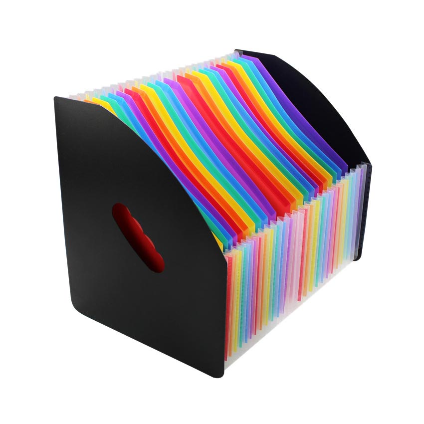 Jual 24 Sekat File Folder A4 Expanding Meja Dokumen Map Stand Organ ...