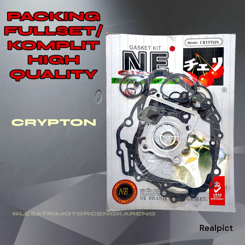 Jual PAKING PACKING GASKET FULLSET CRYPTON VEGA LAMA FULL SET CHERRY | Shopee Indonesia