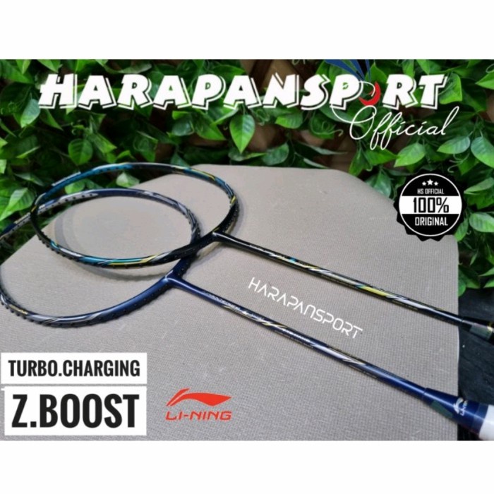 Jual Raket Raket Badminton Lining Turbo Charging Z Boost Original 100% ...