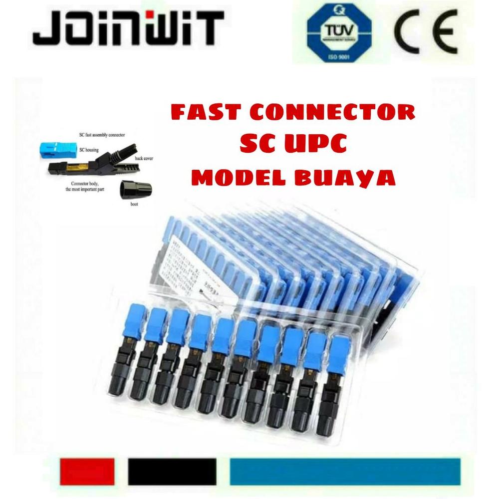 Jual 98 Fast Connector Fiber Optic SC UPC Type Buaya Warna Biru Fastcon ...