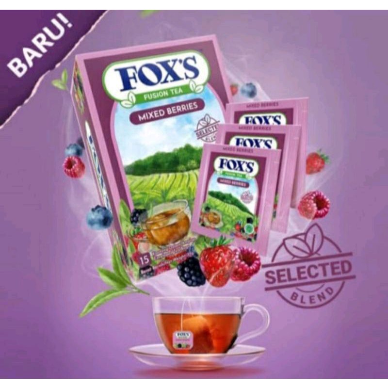 Jual FOX'S Fasion Tea Mixed Berries | Shopee Indonesia