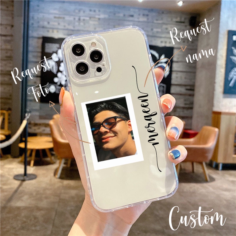 Jual Custom Case Foto Nama All Tipe Handphone Ready Tipe TERBARU | Case bening | Case custom ...