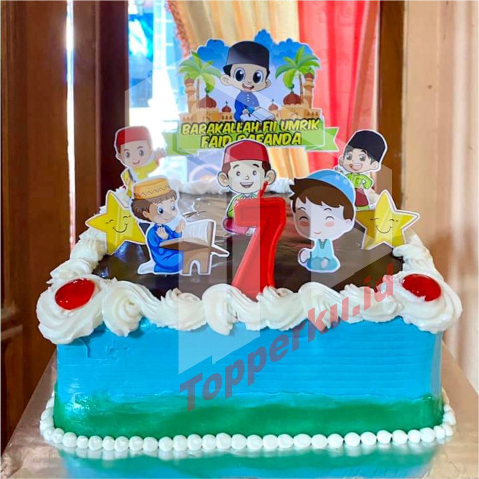 Jual Cake Topper Islamic/Hiasan Kue Islamic Murah/Topper Kue Ulang ...