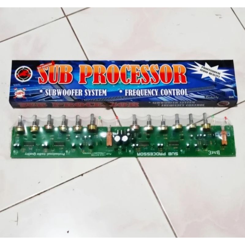 Jual Kit Audio Sub Processor Subwoofer Frequency Control BME | Shopee ...