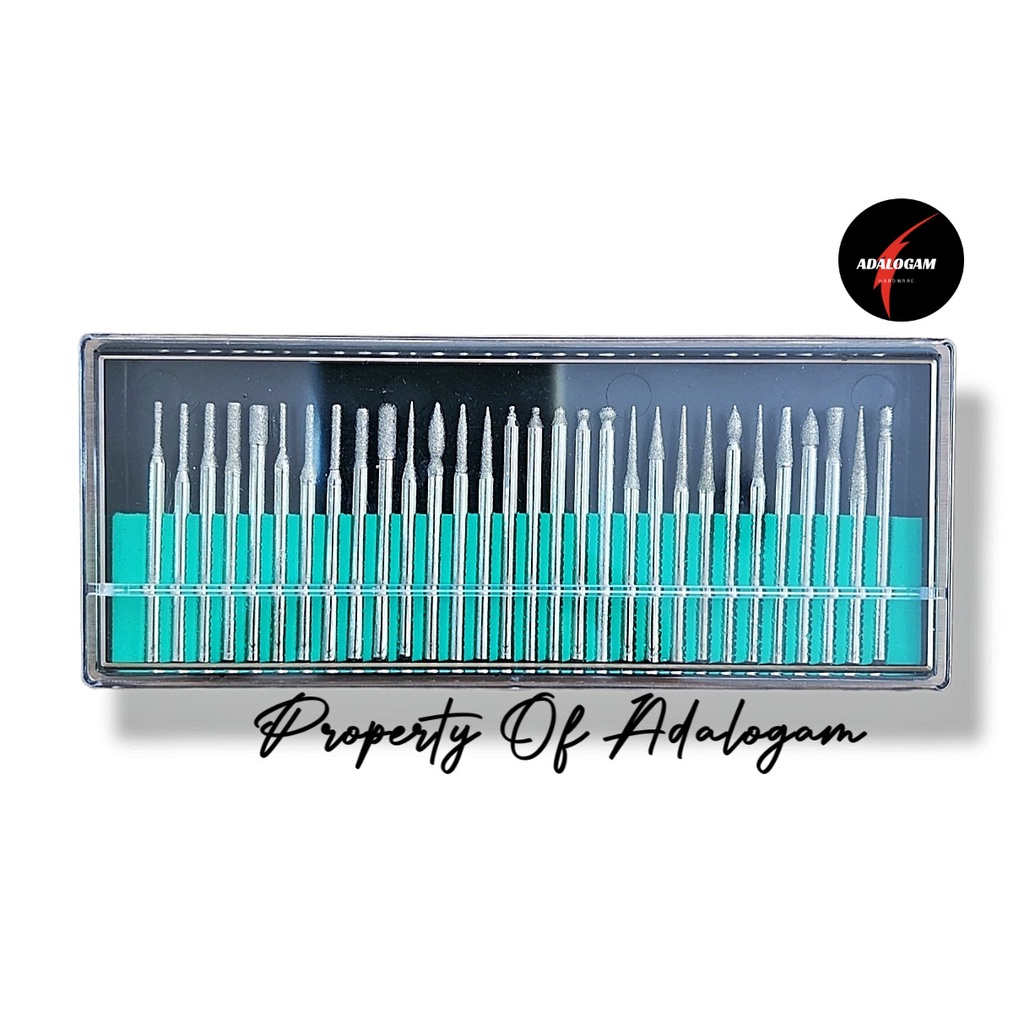 Jual Mata Tuner Carbide Burr Set 30 Pcs Diamond Pur 30pcs | Shopee ...