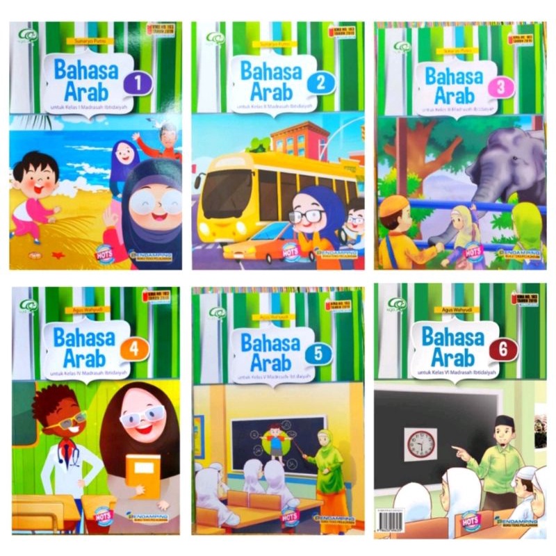 Jual Bahasa Arab SD MI Kelas 1 2 3 4 5 6 KMA Aqila Tiga Serangkai | Shopee Indonesia