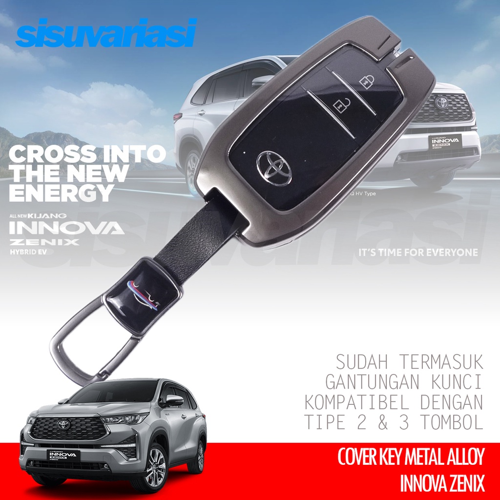 Jual Innova Zenix Aksesoris Cover Casing Sarung Kunci Metal Alloy ...