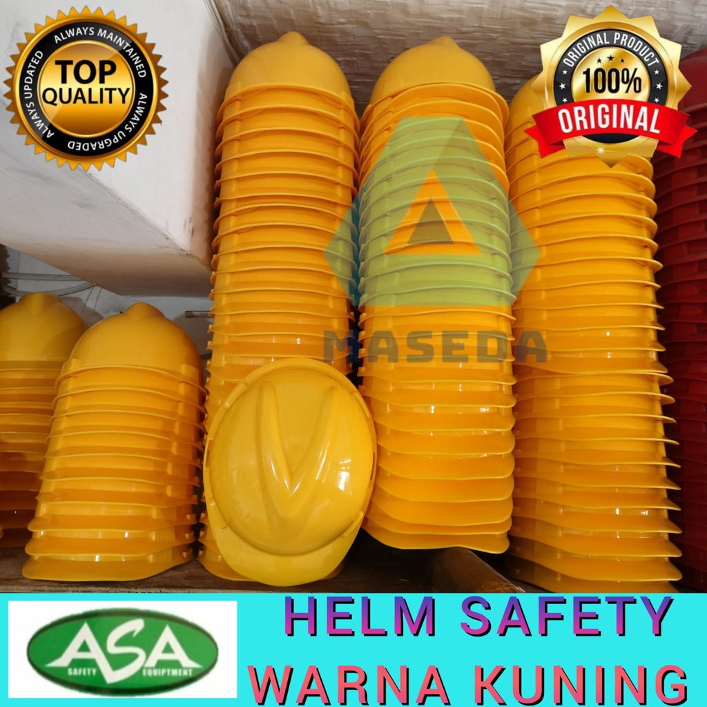 Jual HELM PROYEK SNI ASA / HELM SAFETY WARNA KUNING ORIGINAL | Shopee ...