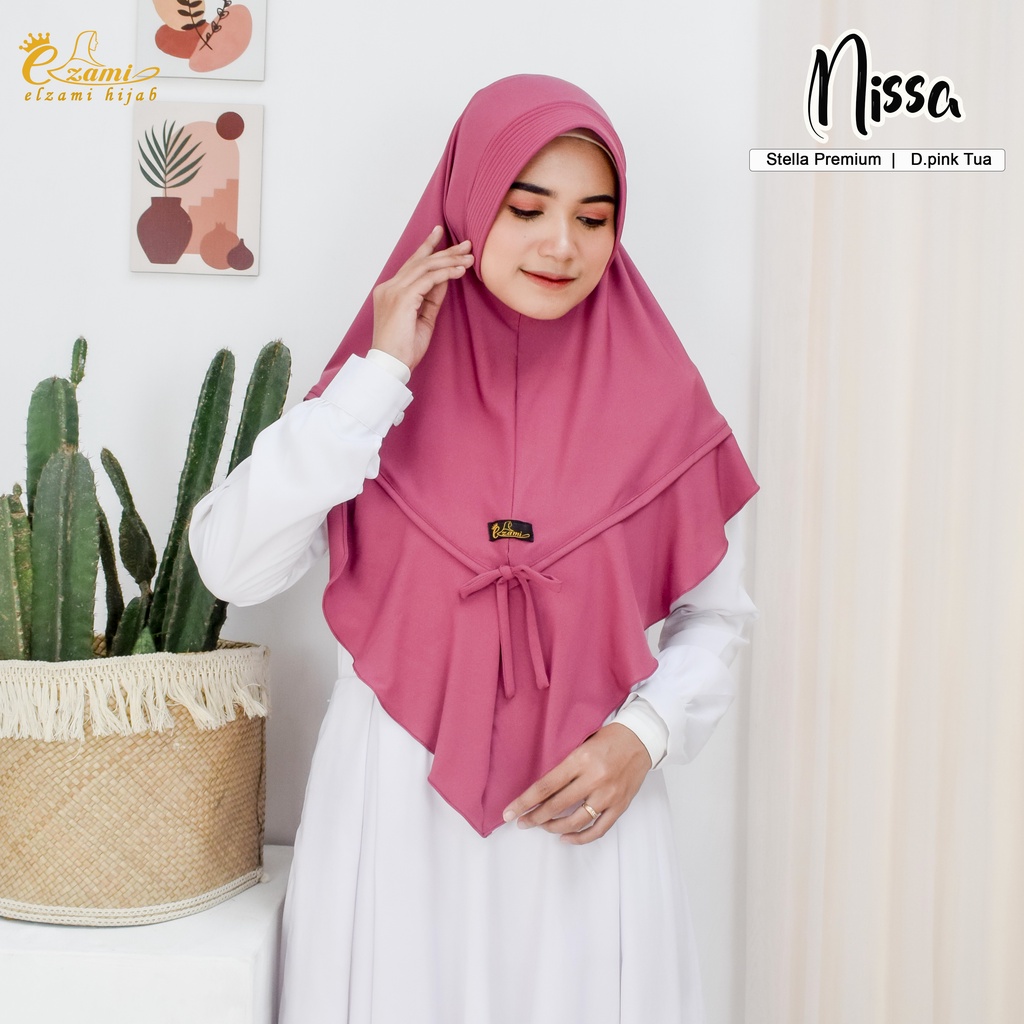 Jual NISSA bergo by elzami hijab ( stella super premium ) | Shopee ...