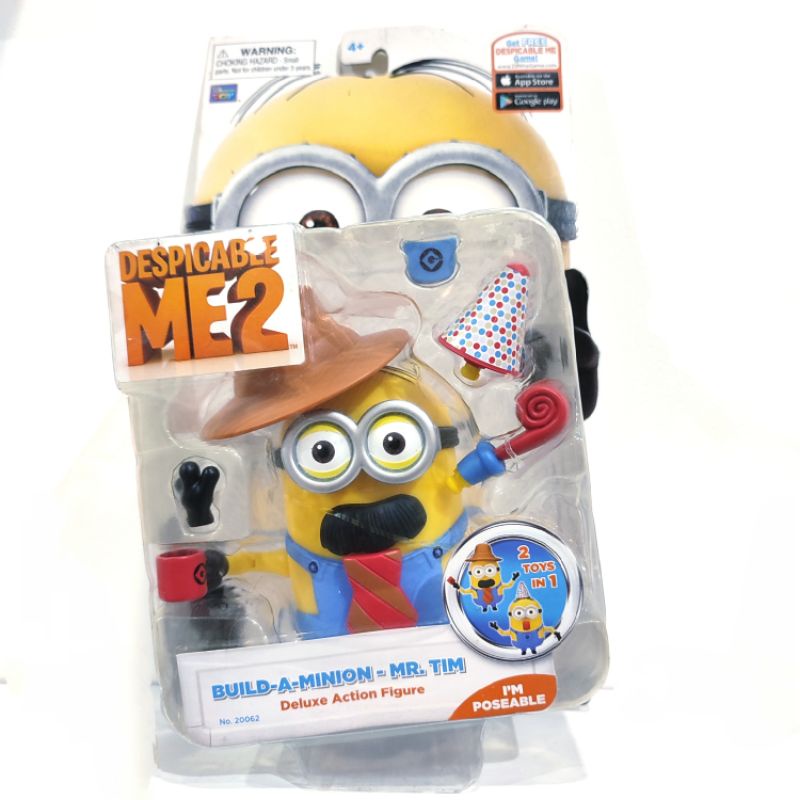 Jual BUILD A MINION Mr. TIM 2 IN 1 FIGURE - DELUXE ACTION FIGURE ...