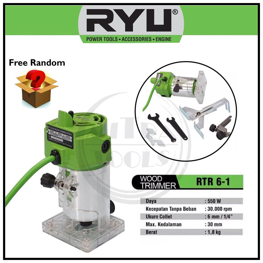 Jual RYU RTR-61 Mesin Router Profil Wood Trimer / Mesin Profil Kayu ...